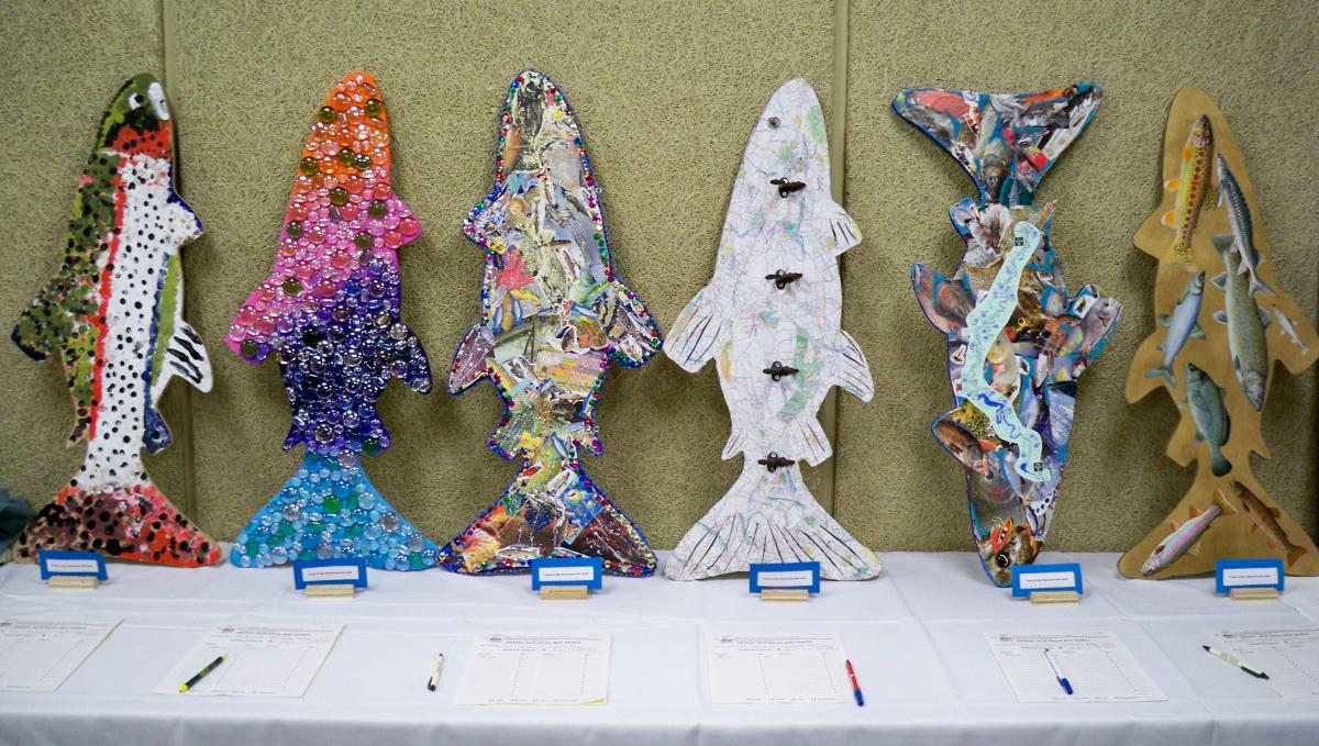 Wooden Trout Silhouettes – Trout in the Classroom